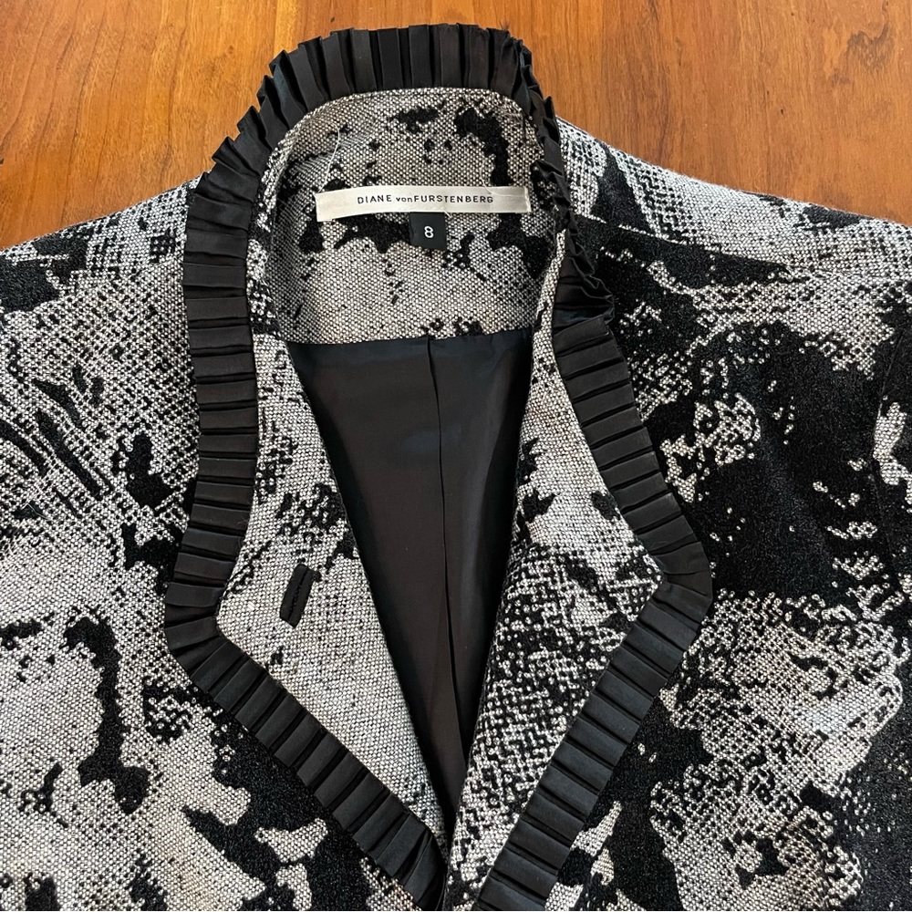 Diane Von Furstenberg Dallas Mixed Texture Dallas Bla… - Gem